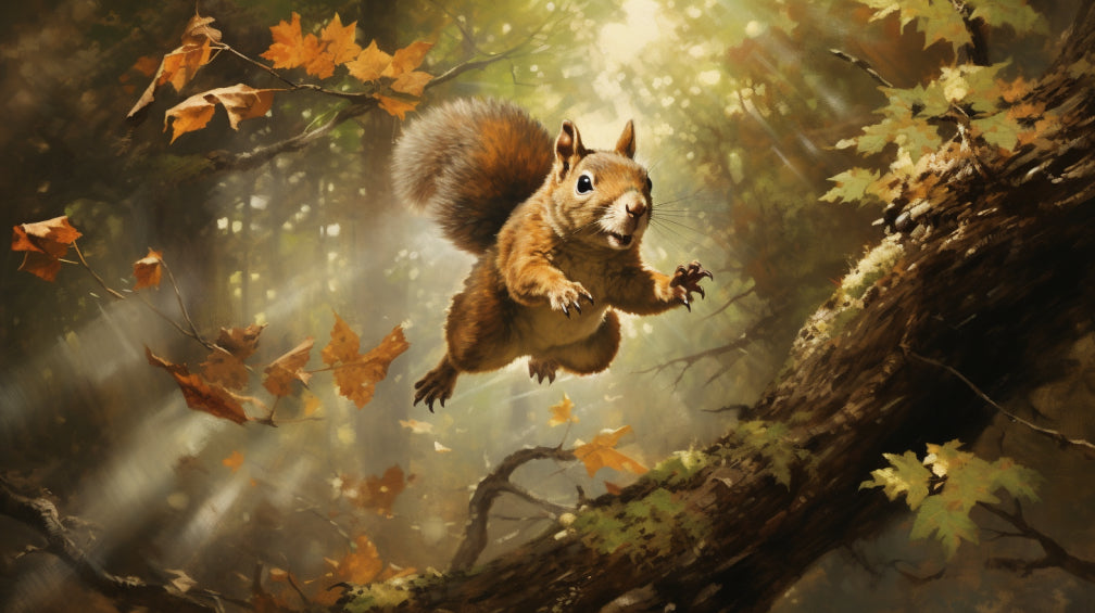 Squirrel Olympics: The Fascinating Reasons Behind Their Aerial Stunts – F&J Outdoors